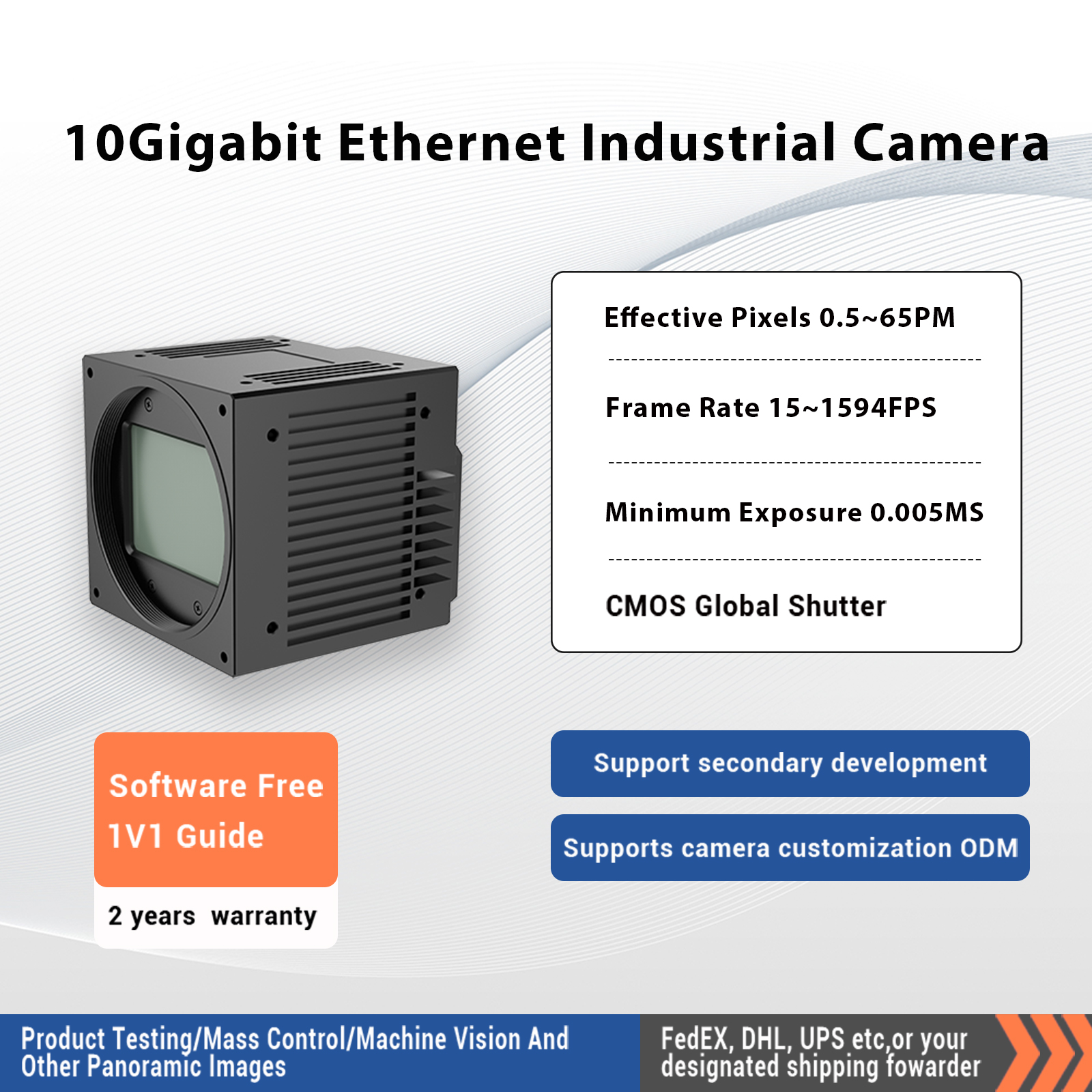 10GigE industrial cameras